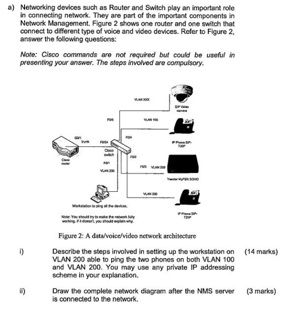Solved helpa) ﻿Networking devices such as Router and Switch | Chegg.com