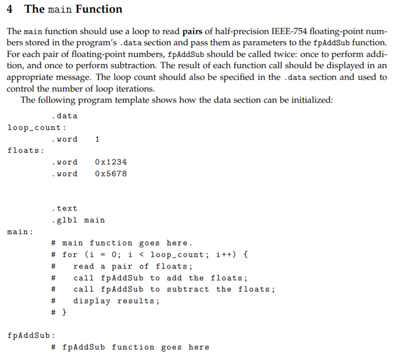 Required: Full RISC-V Assembly Program to | Chegg.com