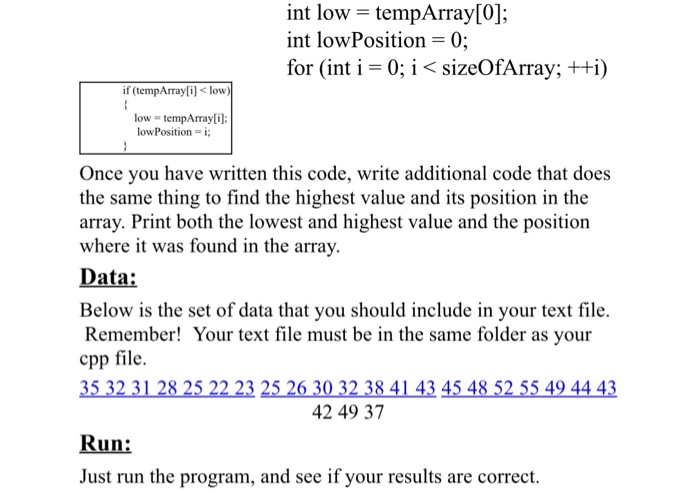 Solved Create Source Code And Data File That Are Instructed 8651