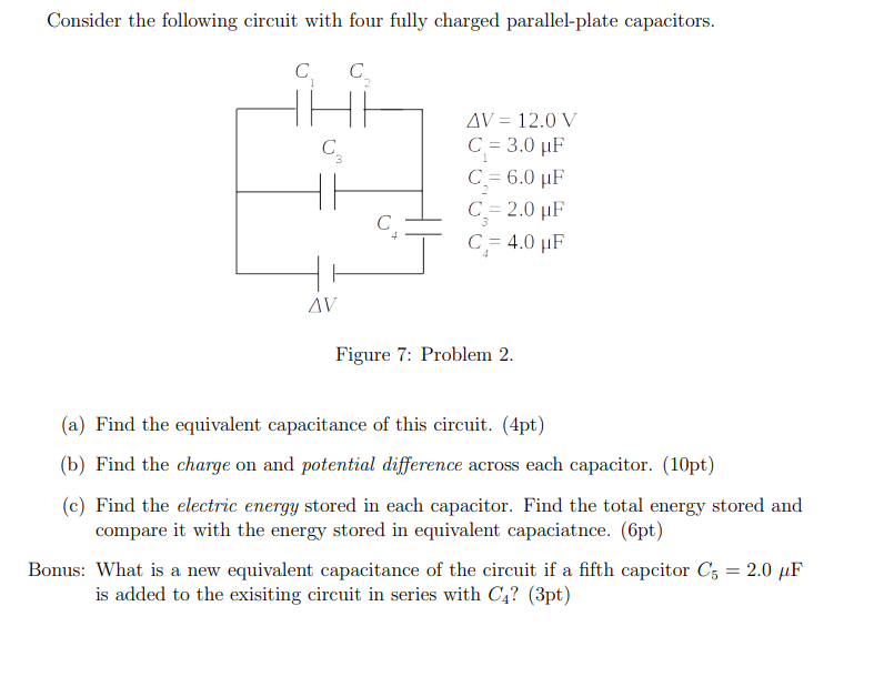 Solved Consider the following circuit with four fully | Chegg.com