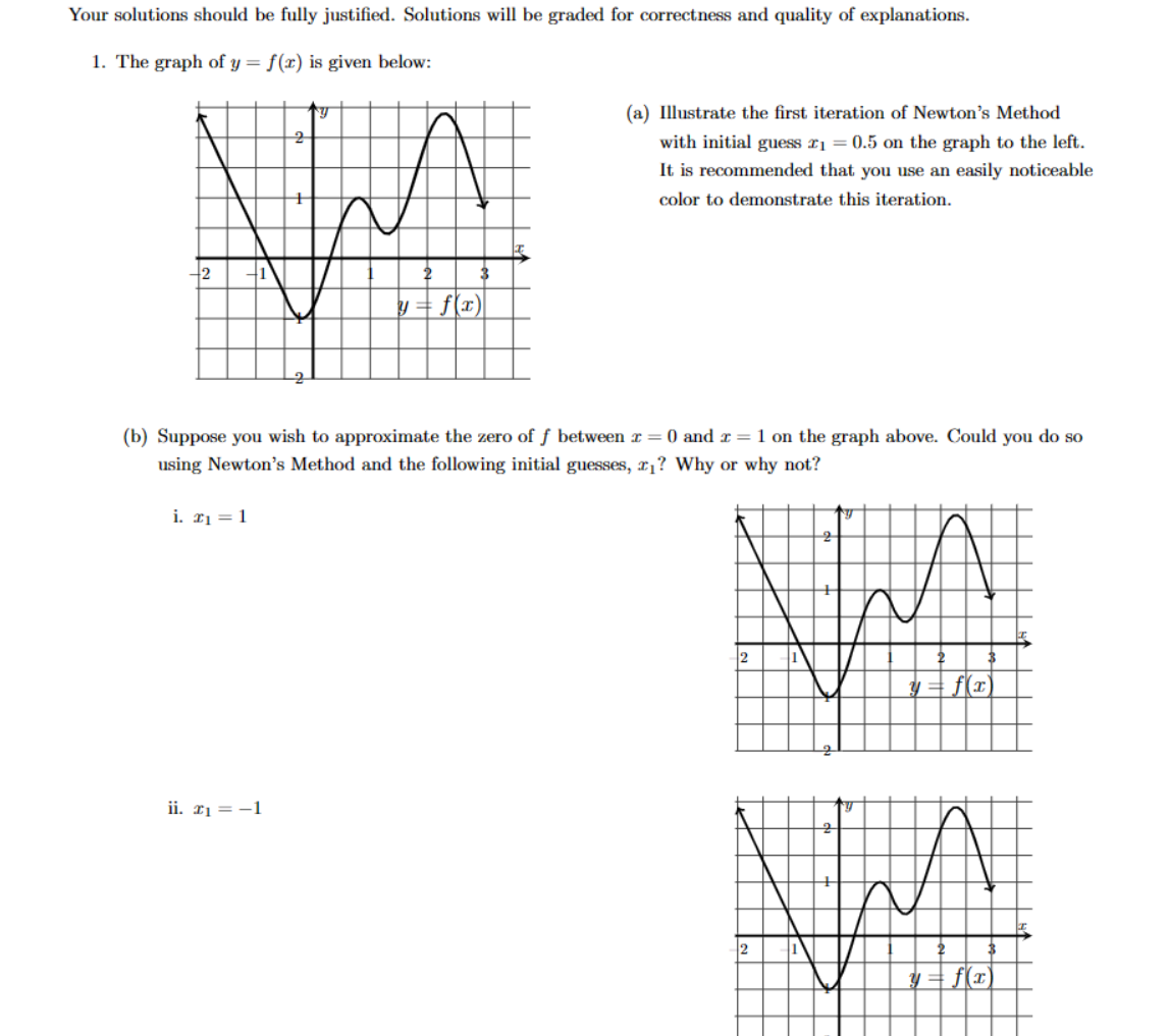 Solved Your solutions should be fully justified. Solutions | Chegg.com