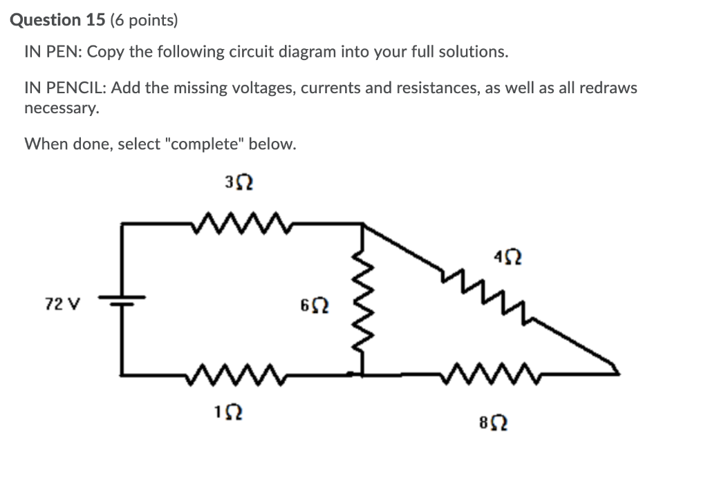 Solved Question 15 (6 points) IN PEN: Copy the following | Chegg.com