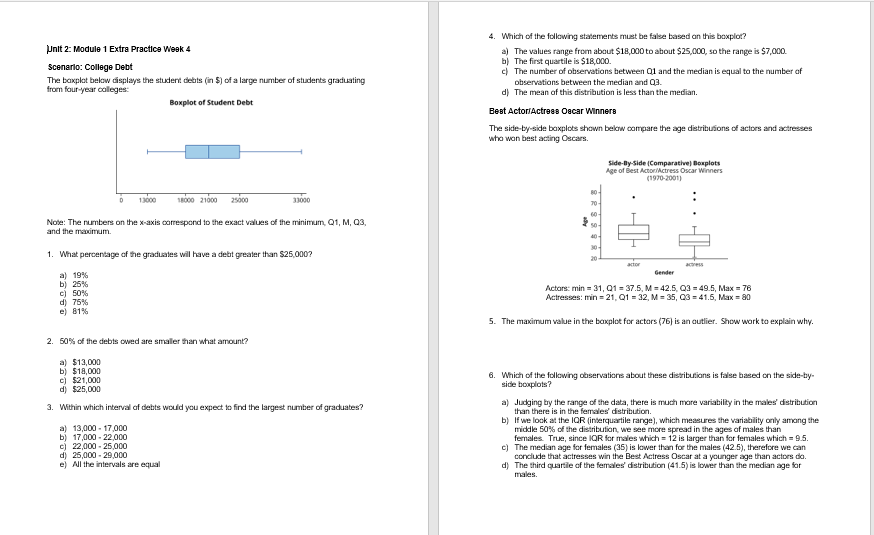 Solved . Which of the following statements must be false | Chegg.com