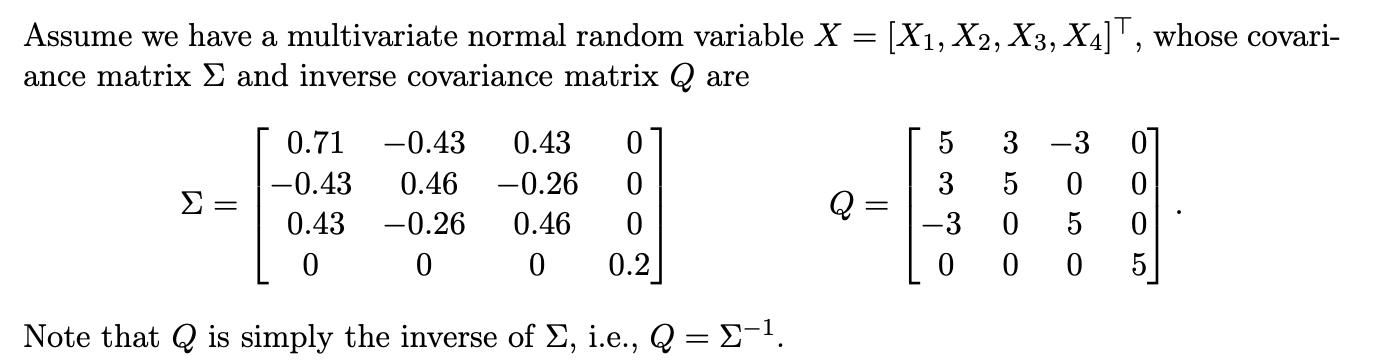 Solved = Assume we have a multivariate normal random | Chegg.com