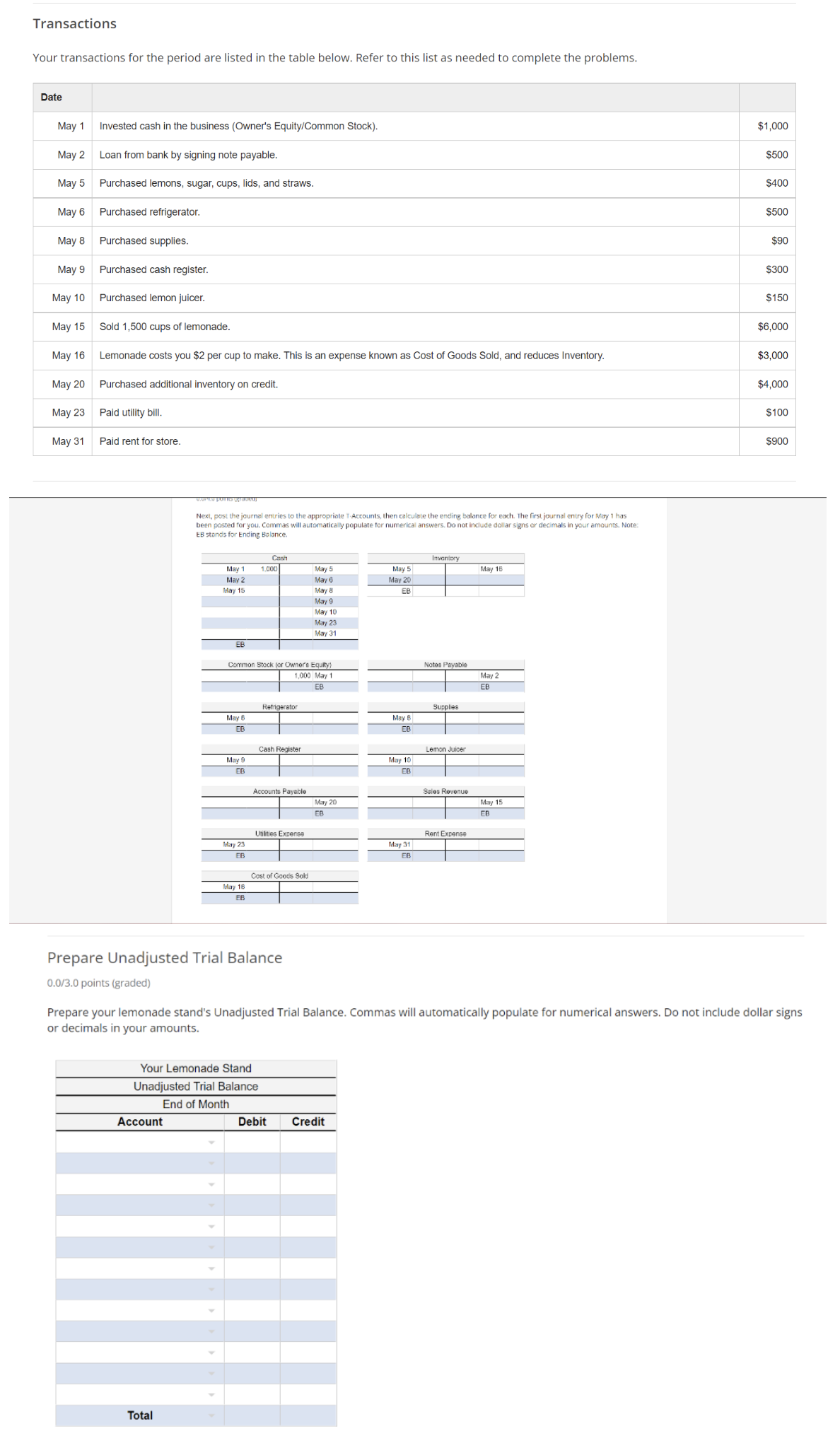 Solved 1. post the journal entries to the appropriate 1 | Chegg.com