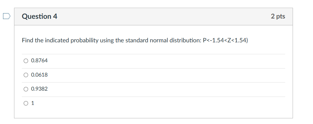 Solved Find the indicated probability using the standard | Chegg.com