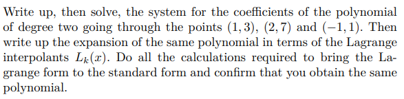 Solved This is about Approximation of functions in | Chegg.com