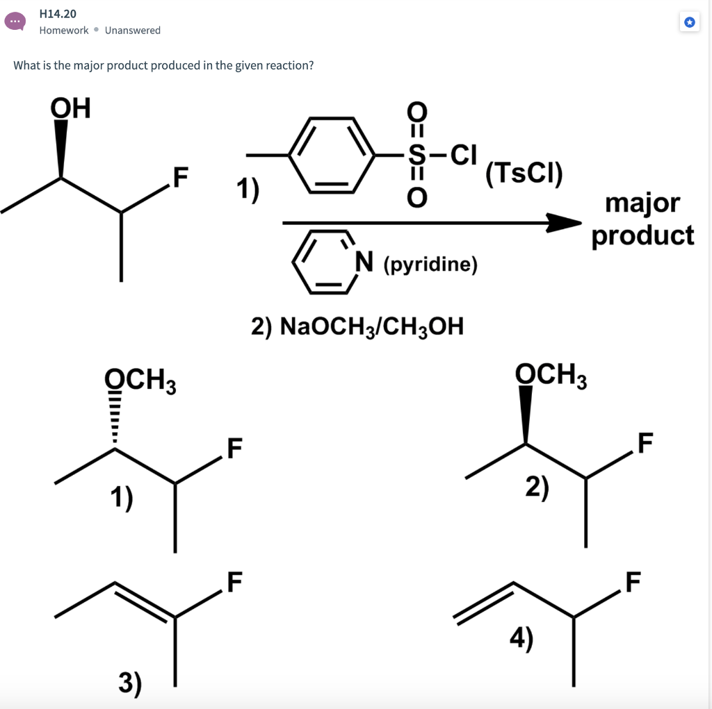 Solved H14.19 Homework What is the major product produced in | Chegg.com