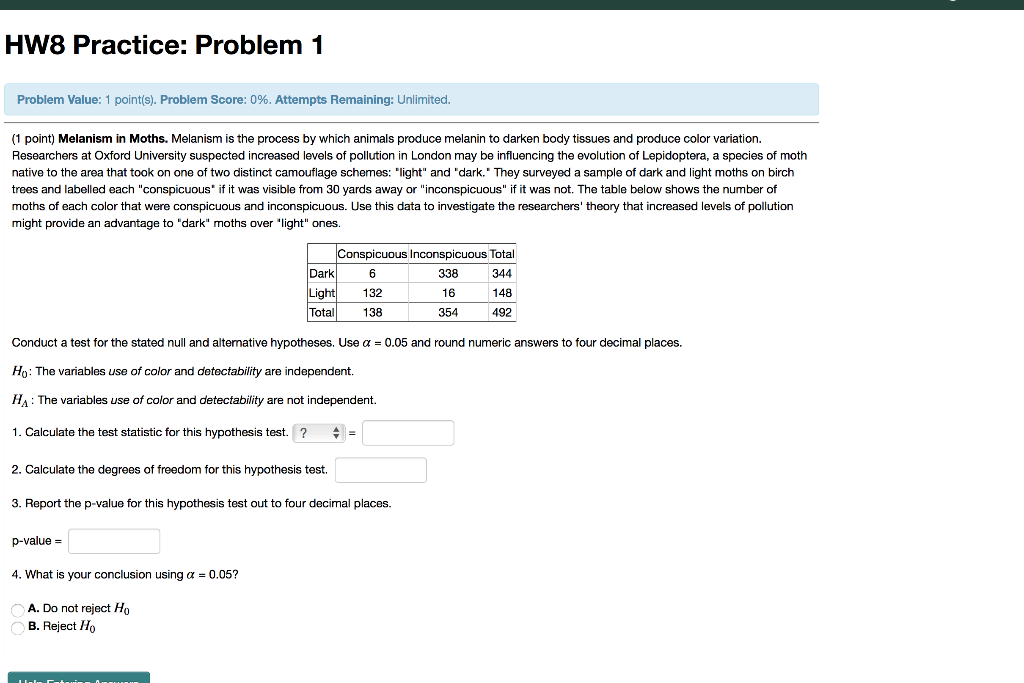 Solved HW8 Practice: Problem 1 Problem Value: 1 point(s). | Chegg.com