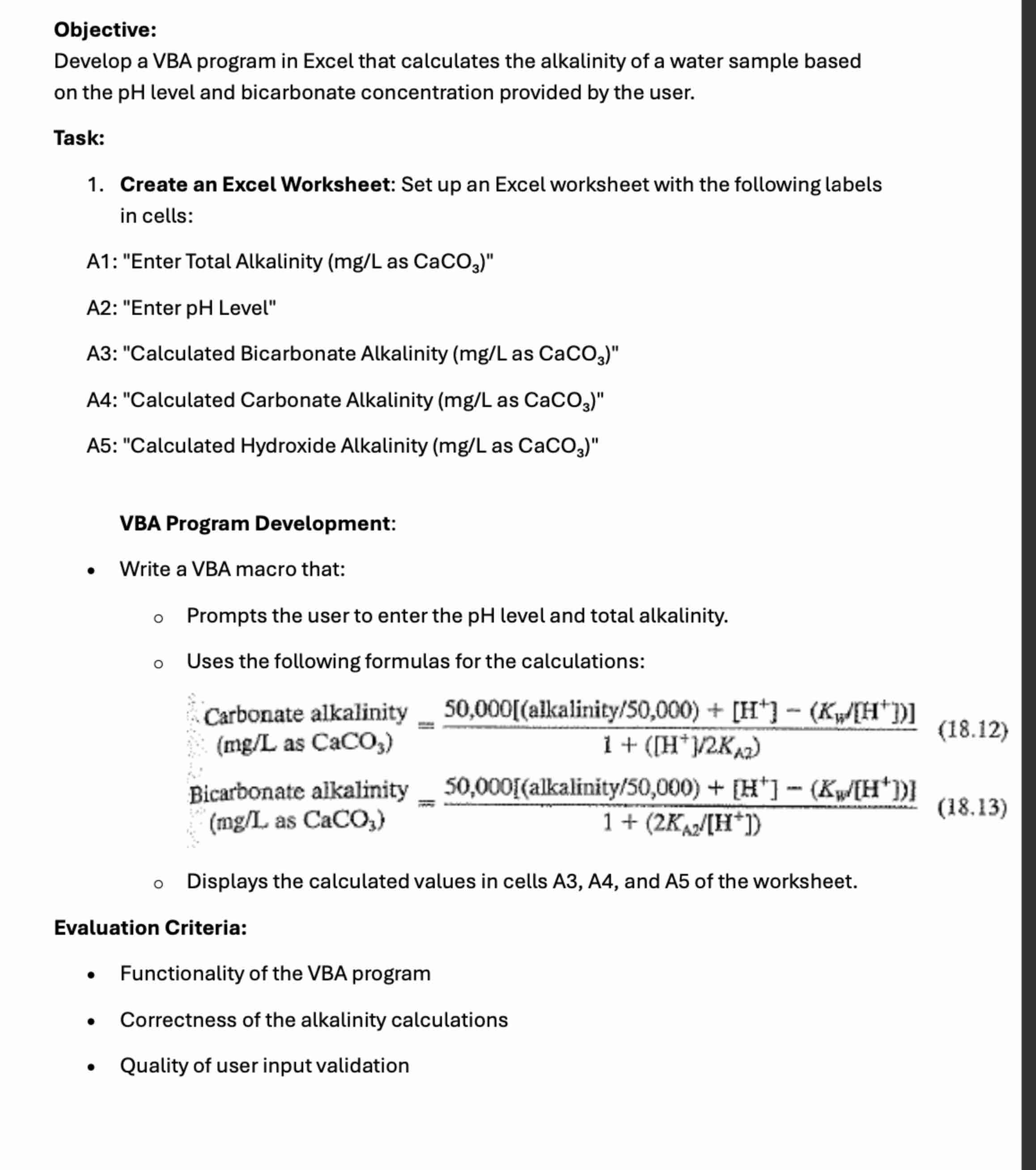 Displays the calculated values in cells A3, ﻿A4, | Chegg.com
