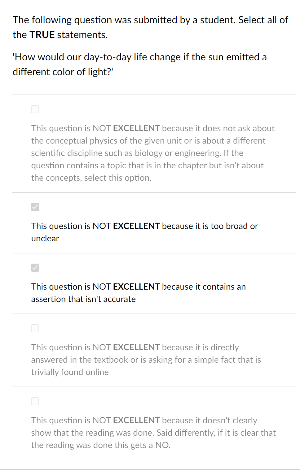 Solved The following question was submitted by a student. | Chegg.com