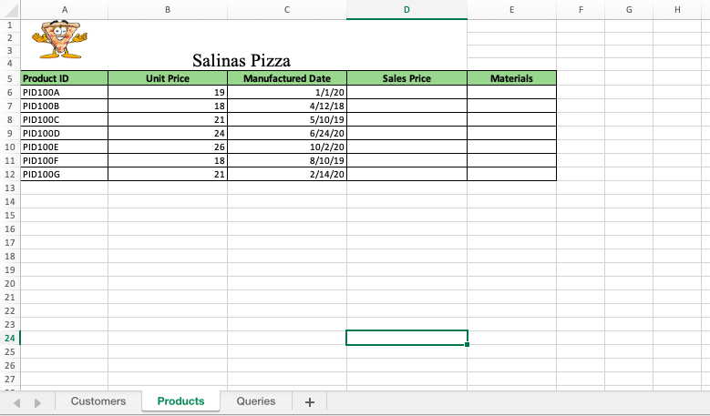 1. Go to Queries worksheet. Record a macro, | Chegg.com