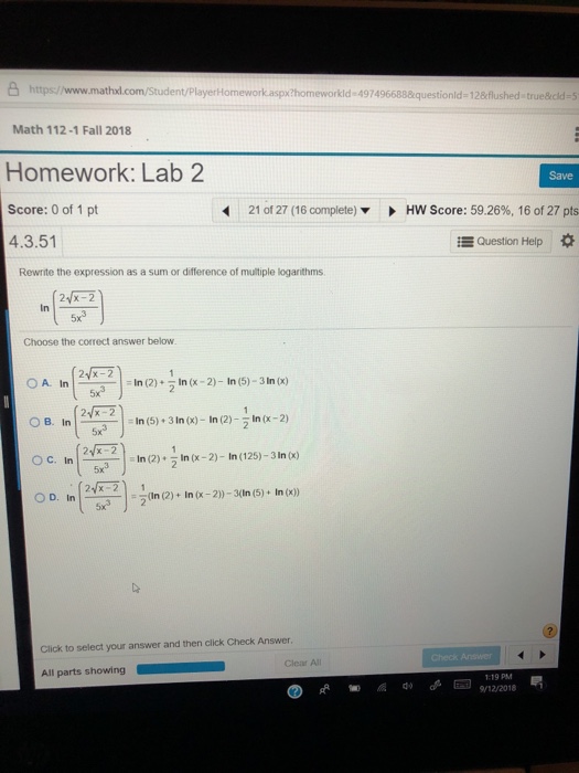 Precalculus Archive | September 12, 2018 | Chegg.com