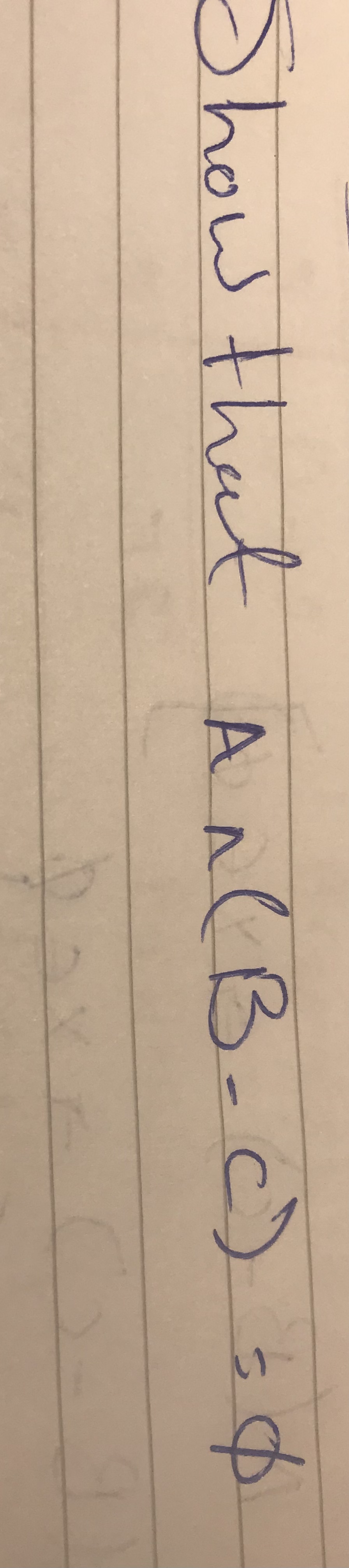 Solved Show that \\( A \\cap(B-C)=\\varnothing \\) | Chegg.com