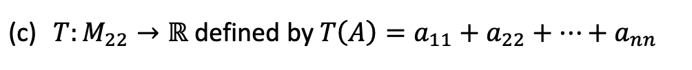 Solved Determine whether T is a linear transformation. T: | Chegg.com