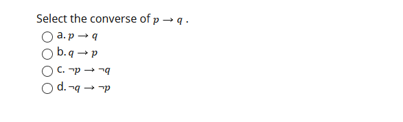 Solved p = T, q = F, and r=T. Select the expression that | Chegg.com