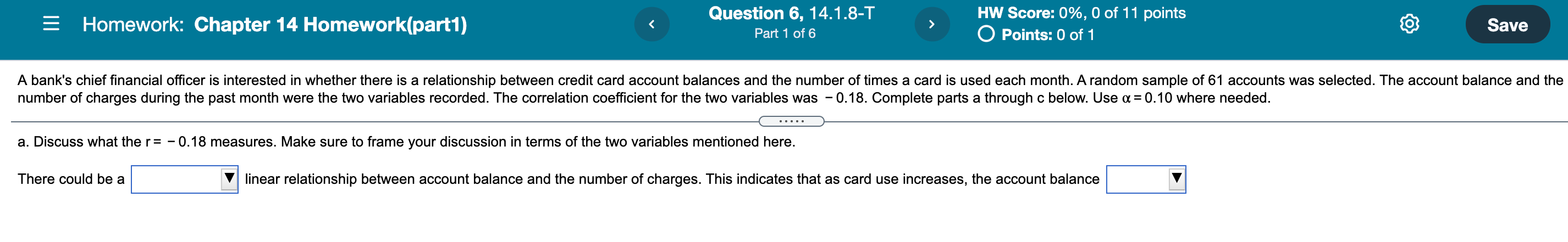 Solved Homework Chapter 14 Homework Part1