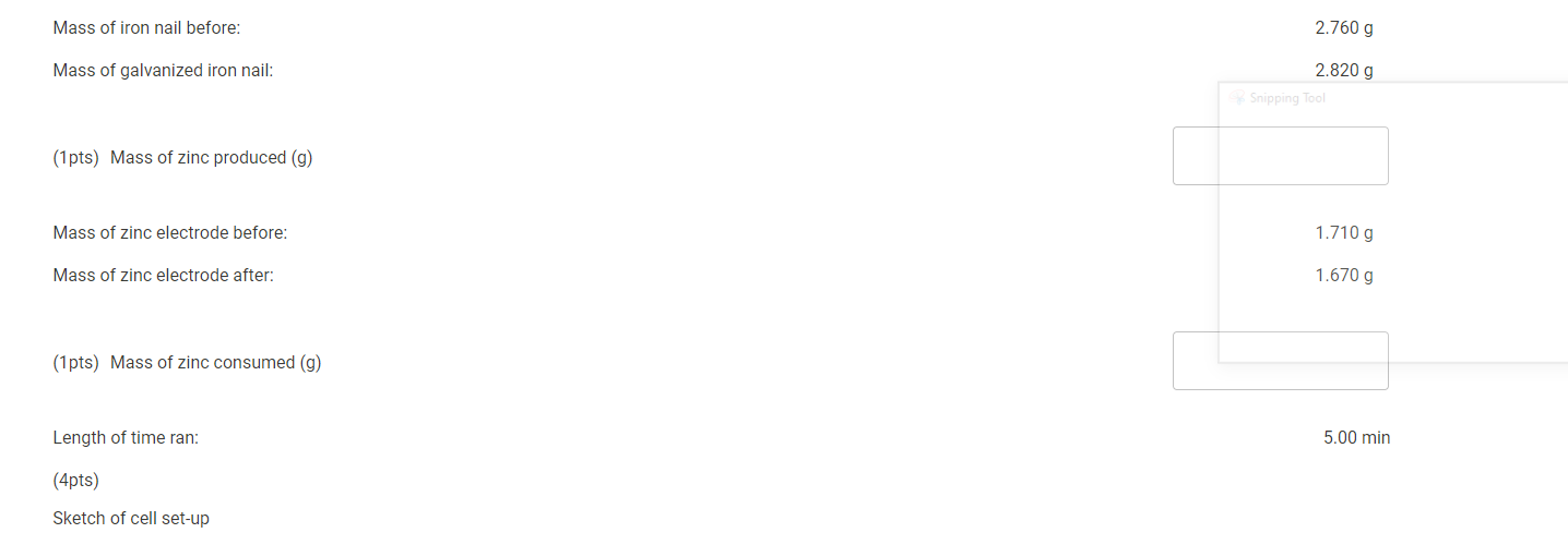 Solved Part I Data Summary (1pt) Battery #1: Anode | Chegg.com