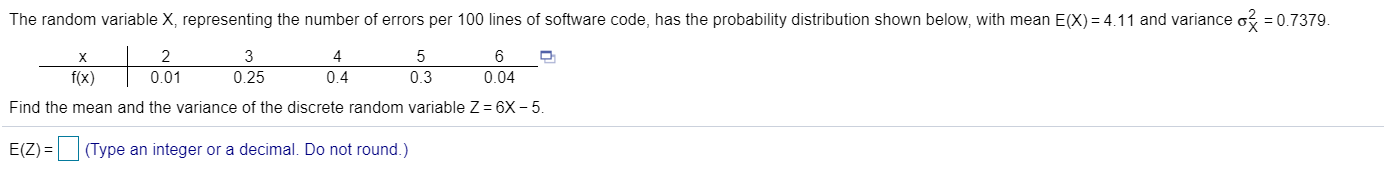 Solved The random variable X, representing the number of | Chegg.com
