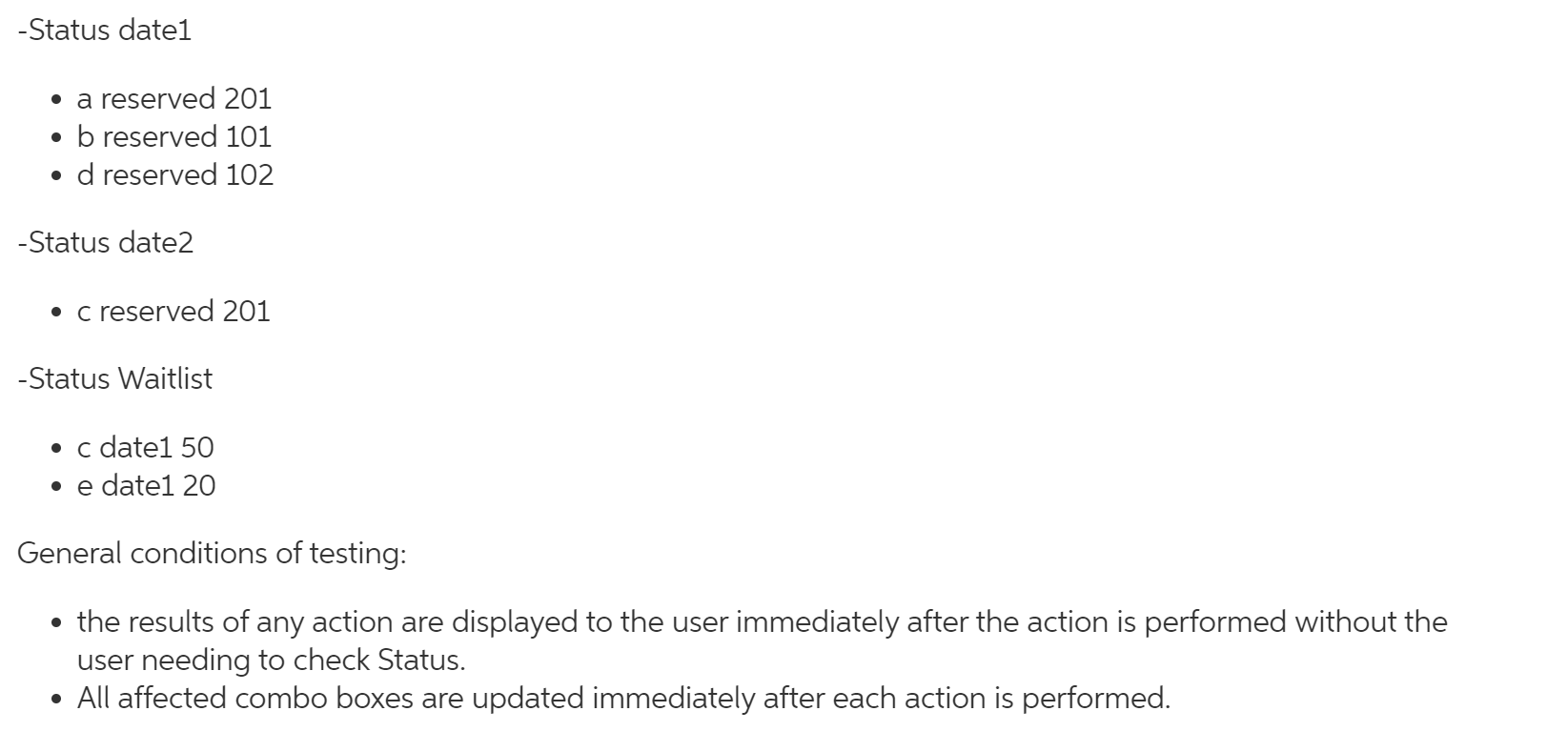 Solved Room Scheduler Initial Phase - Programming Assignment | Chegg.com