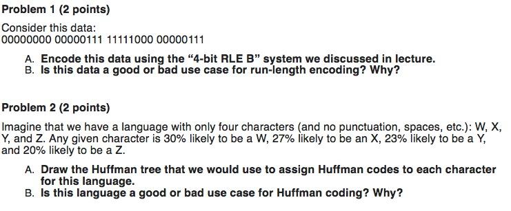 Solved Problem 1 (2 points) Consider this data: | Chegg.com