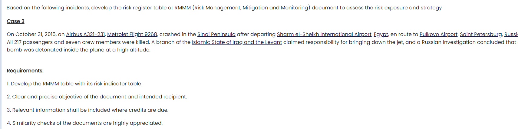 Solved I NEED THE RMMM NOT WHAT IS RMMM...PLEASE DO NOT | Chegg.com