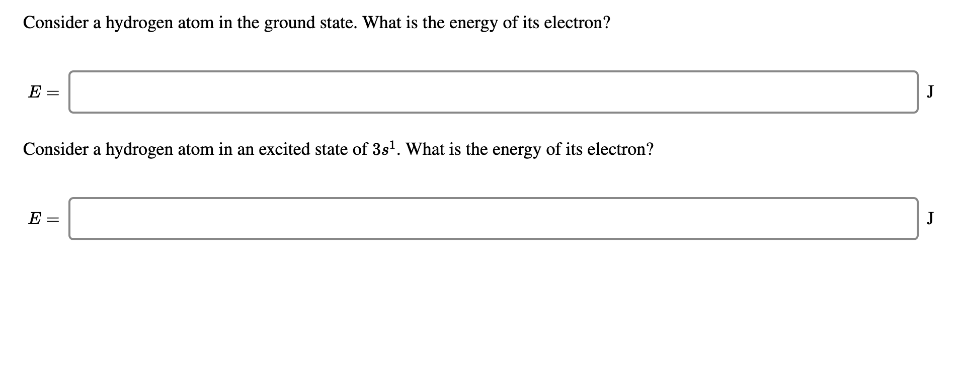 Solved Consider A Hydrogen Atom In The Ground State What Is