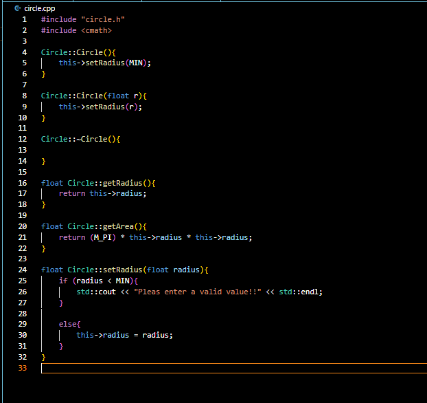 Solved G+ circle.cpp 1 #include "circle.h" 2 #include