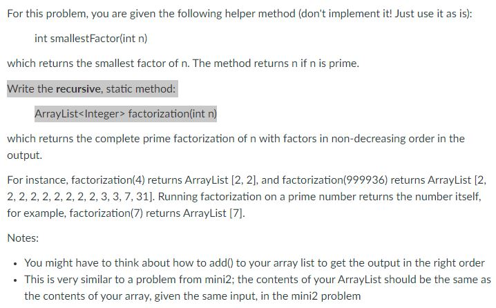 Solved For this problem, you are given the following helper | Chegg.com