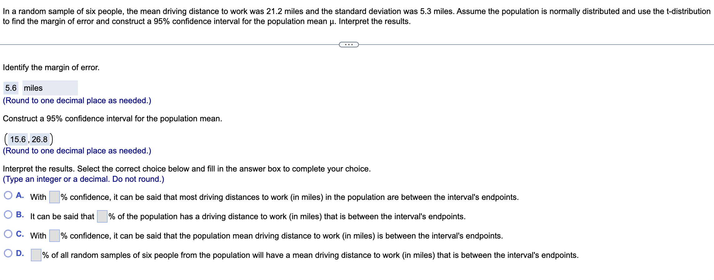 Solved Need help answering the following: Interpret the | Chegg.com