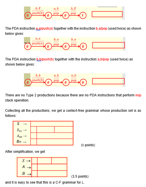 4. Given the following empty-stack PDA_7.5 points; 4 | Chegg.com