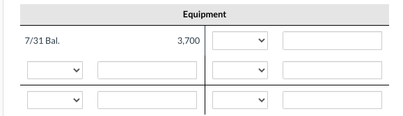 Solved transactions occurred. Aug. 3 Collected $890 of | Chegg.com