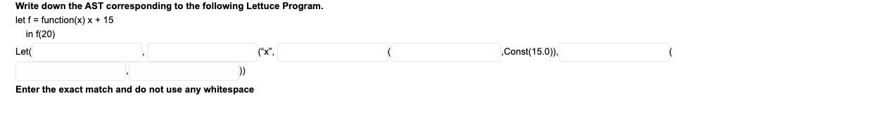 Solved Program Expr 1 1 1 1 1 1 TopLevel(Expr) Const(Number) | Chegg.com