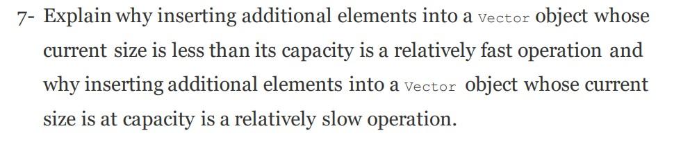 Solved 7- Explain why inserting additional elements into a | Chegg.com