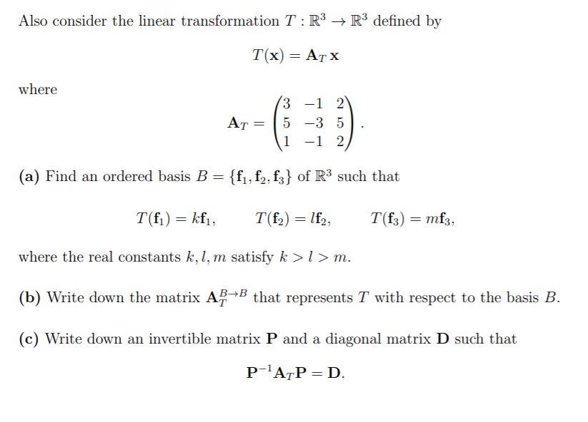 Solved Consider the vector space R 3 where vector addition | Chegg.com