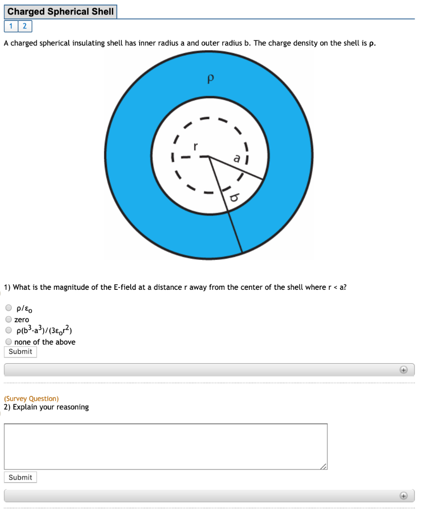 Solved Charged Spherical Shell 12 A charged spherical | Chegg.com