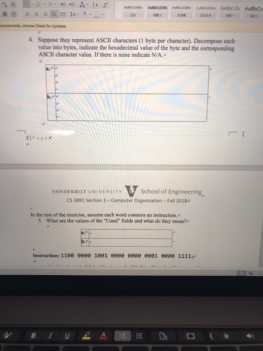Solved Exercise 1 (21 pts) The binary opcodes of two | Chegg.com