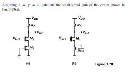 Solved Show the all steps, find Gain and draw small signal | Chegg.com