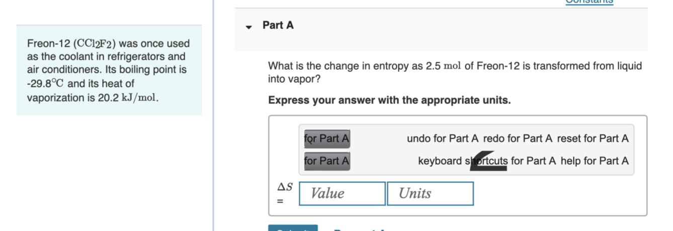 Solved Freon-12 (CCl2F2) ﻿was once usedas the coolant in | Chegg.com