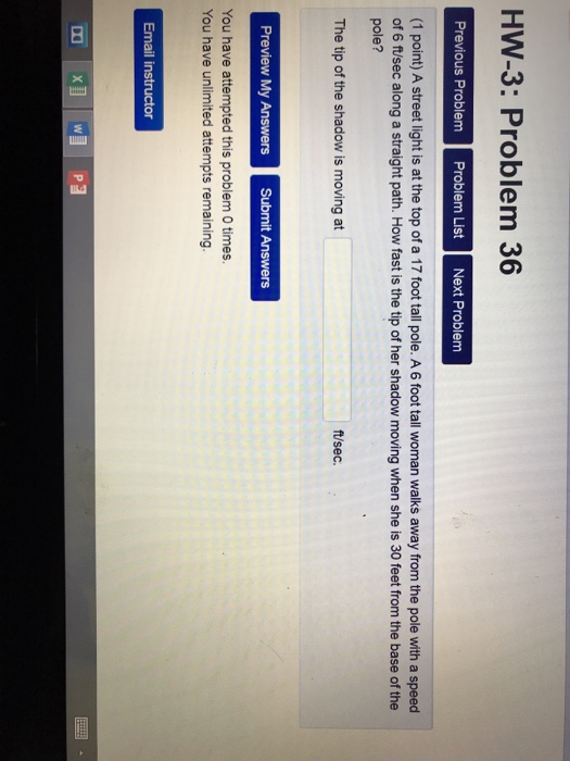 Solved HW-3: Problem 36 Previous ProblemProblem List Next | Chegg.com