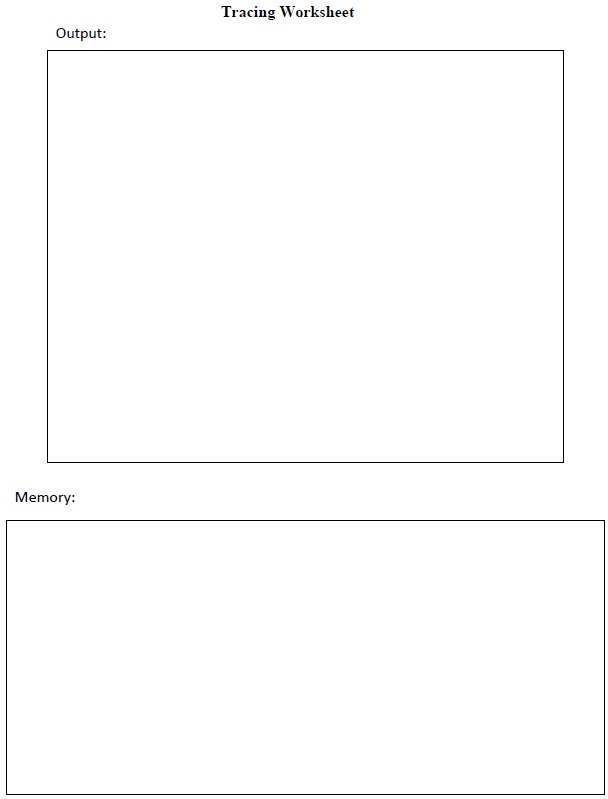 Solved What Is The Exact Output For The Program Below