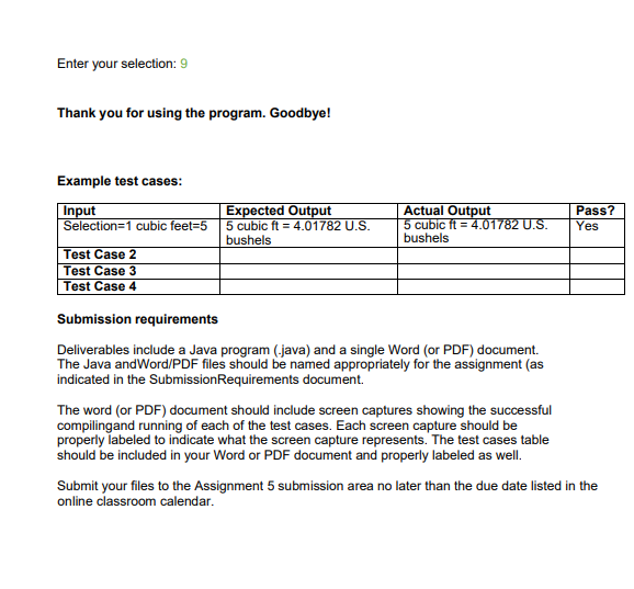 your project 5 does not make use of methods at all, | Chegg.com