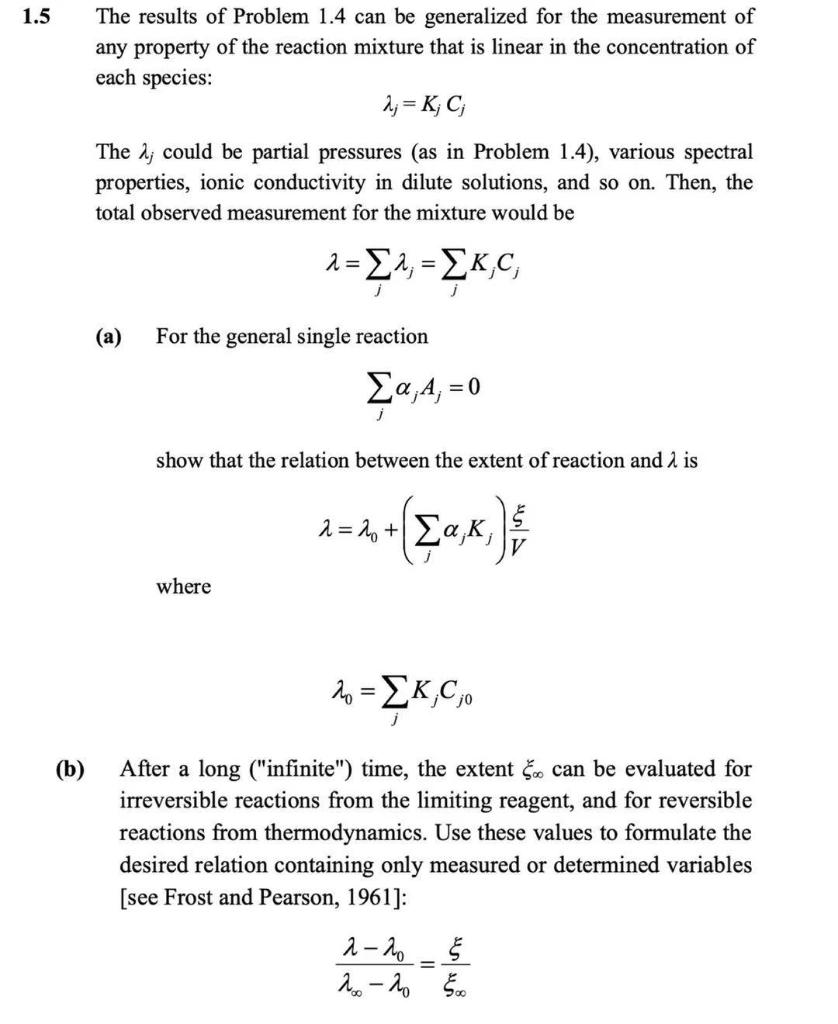 Solved 1.4 A convenient laboratory technique for measuring | Chegg.com