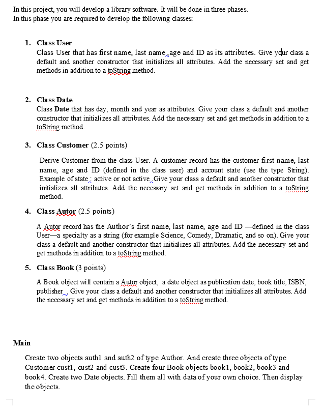 Solved Write a short Report that Explains the object | Chegg.com