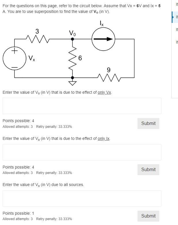 Solved For the questions on this page, refer to the circuit | Chegg.com