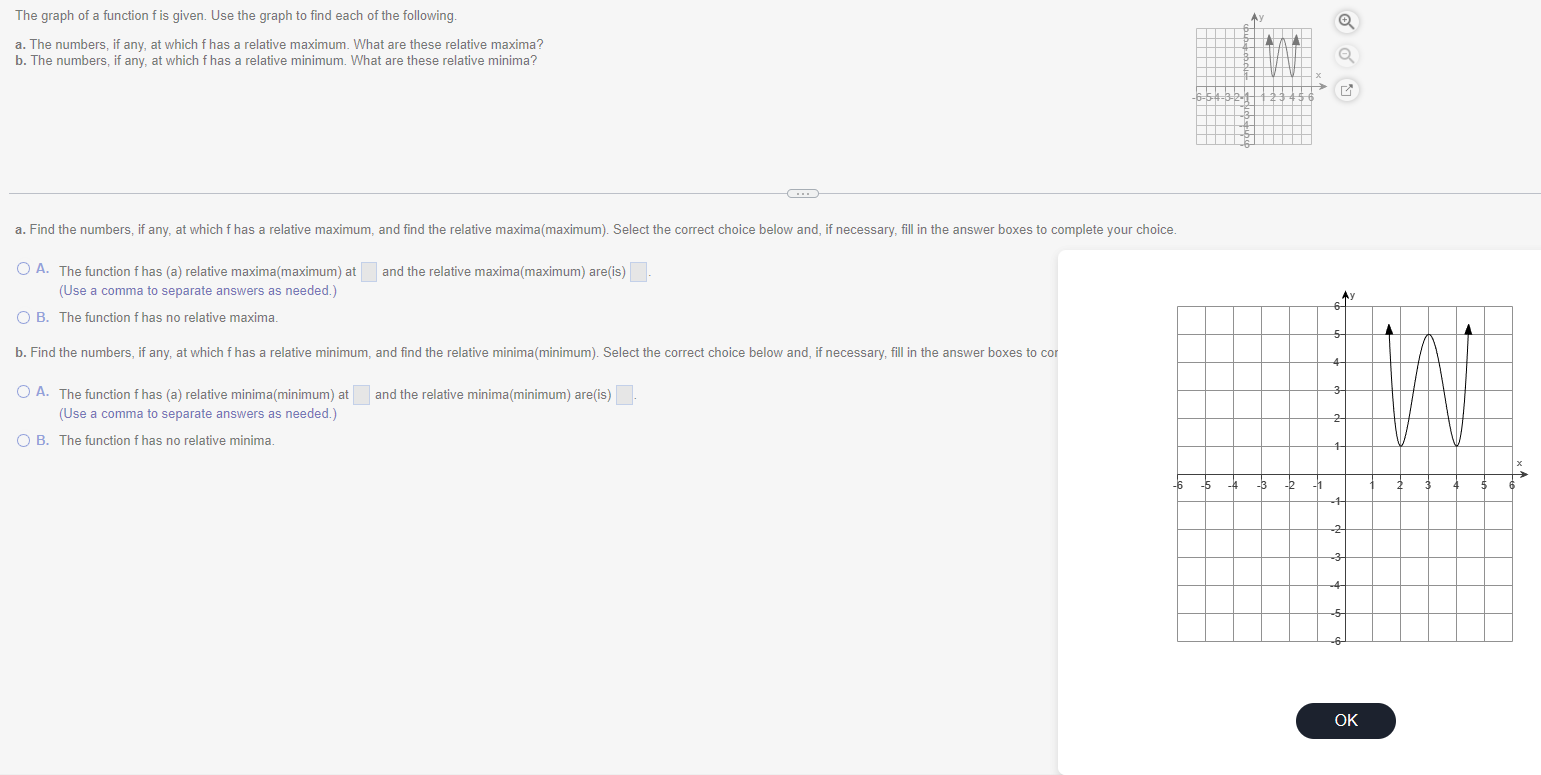 Solved The graph of a function \\( \\mathrm{f} \\) is given. | Chegg.com