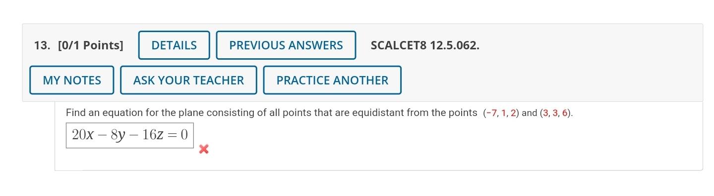 Solved 13. [0/1 Points] DETAILS PREVIOUS ANSWERS SCALCET8 | Chegg.com