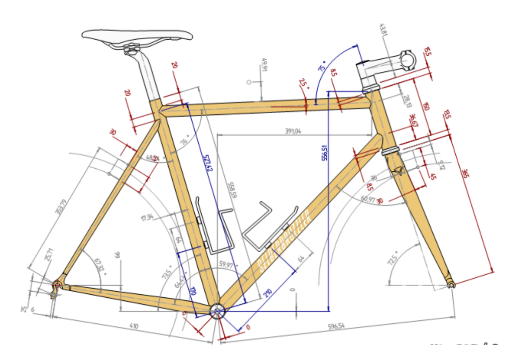 Make the static analysis of the bicycle frame if the | Chegg.com