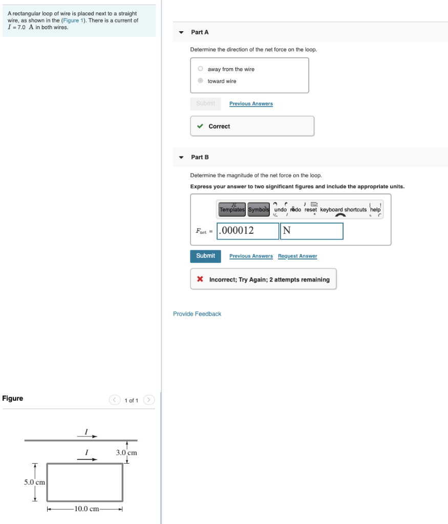 Solved A rectangular loop of wire is placed next to a | Chegg.com