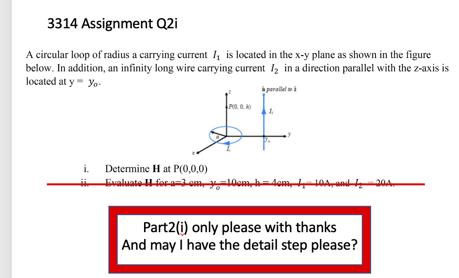 Solved A circular loop of radius a carrying current I1 is | Chegg.com